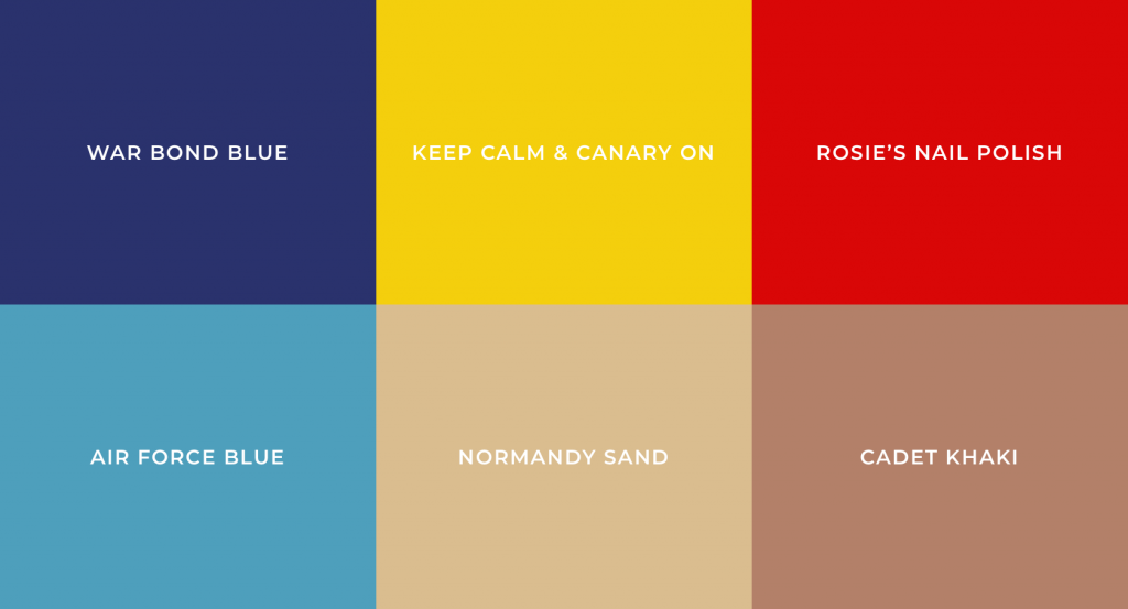 Most popular colors through the decades: 1920s - 2020s
